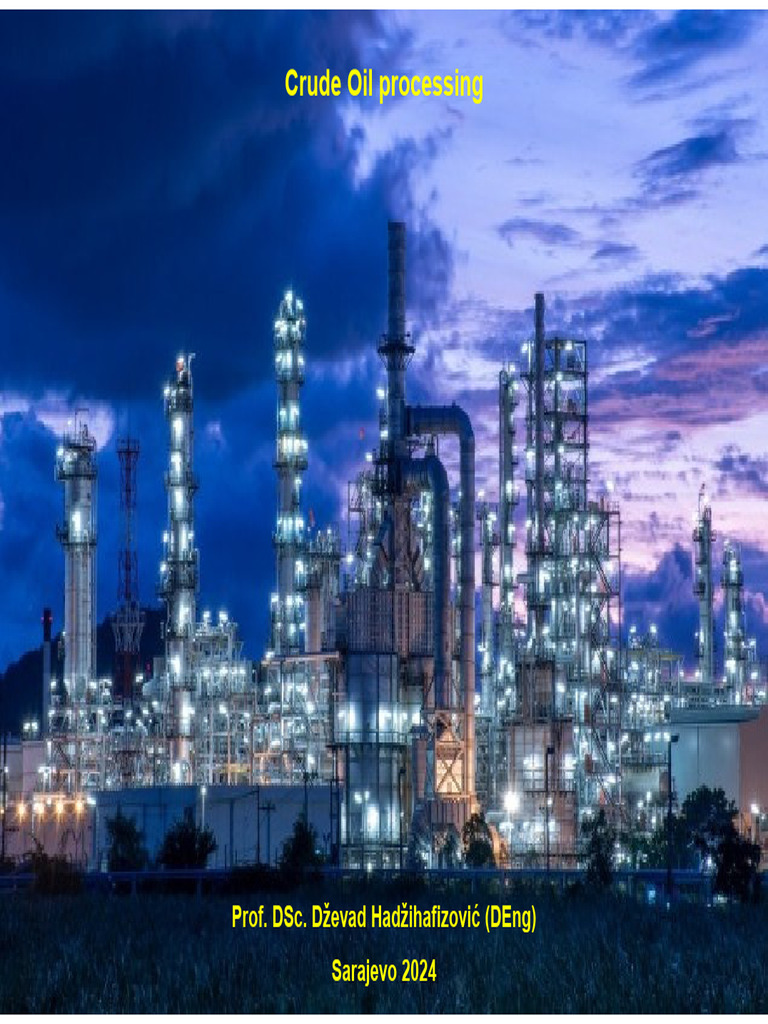 Crude Oil Processing | PDF