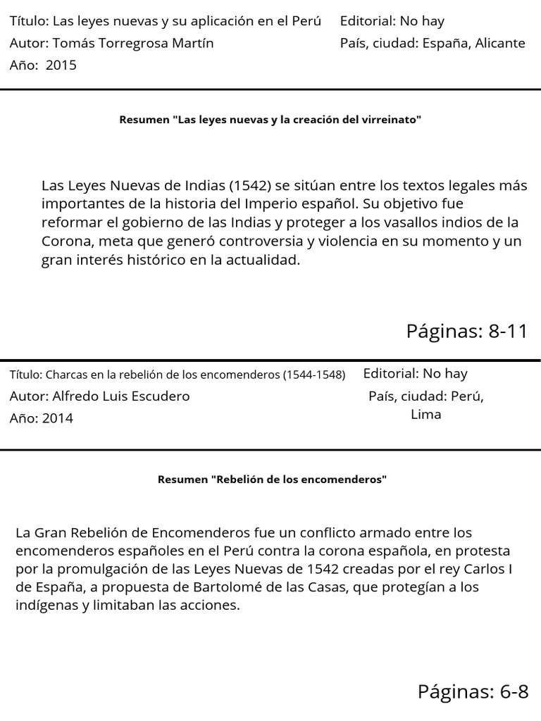 Título Las leyes nuevas | PDF