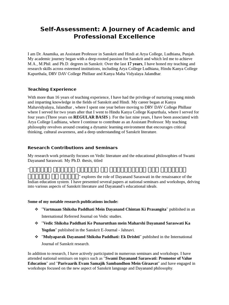 Self Assessment Write Up (1) | PDF