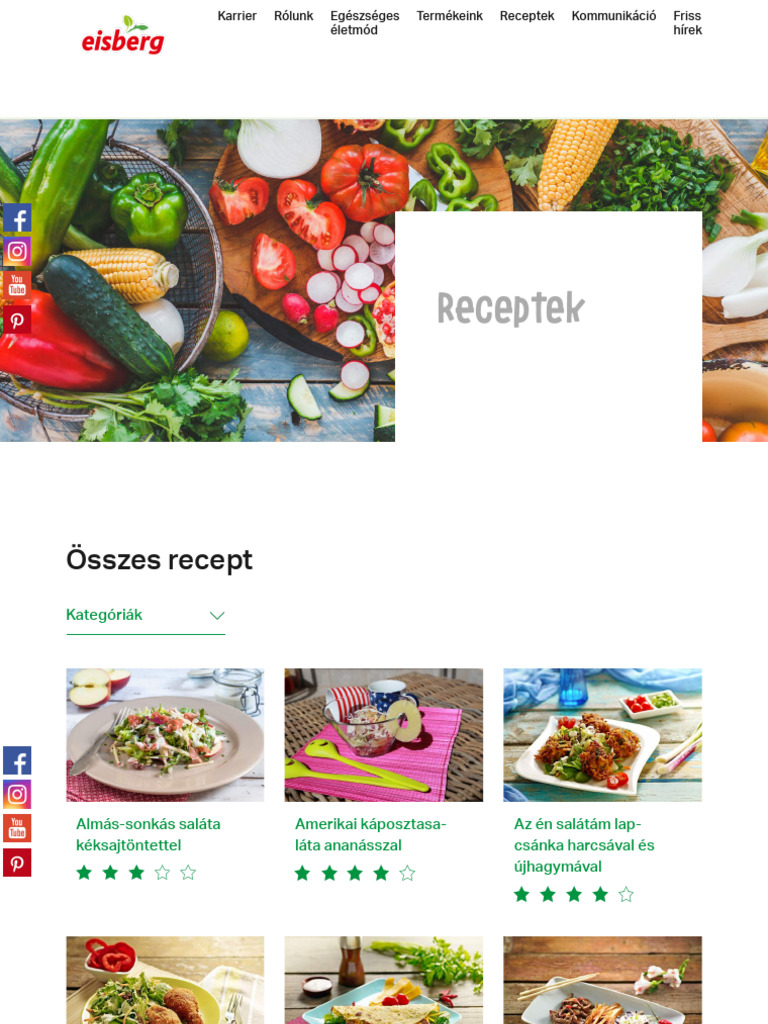 Saláta Receptek Eisberg Módra | PDF