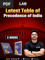 Indian Order of Precedence | PDF | Government Of India | Commissioner