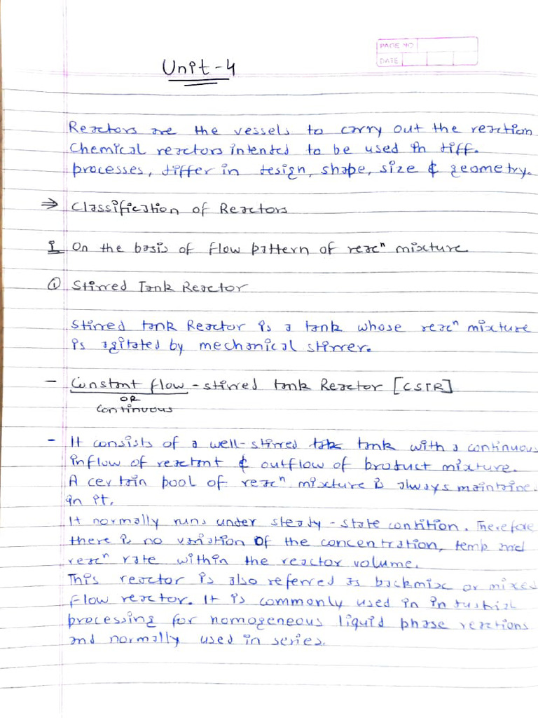 CRE 1 (Unit-4) | PDF