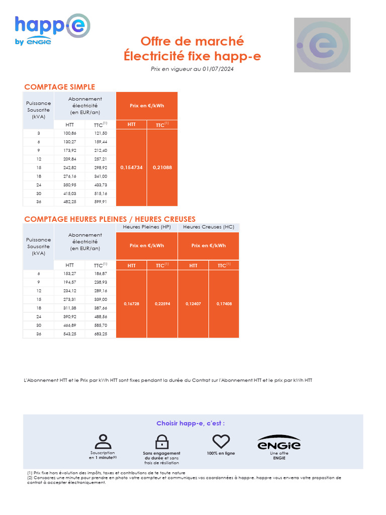 Grille Tarifaire | PDF