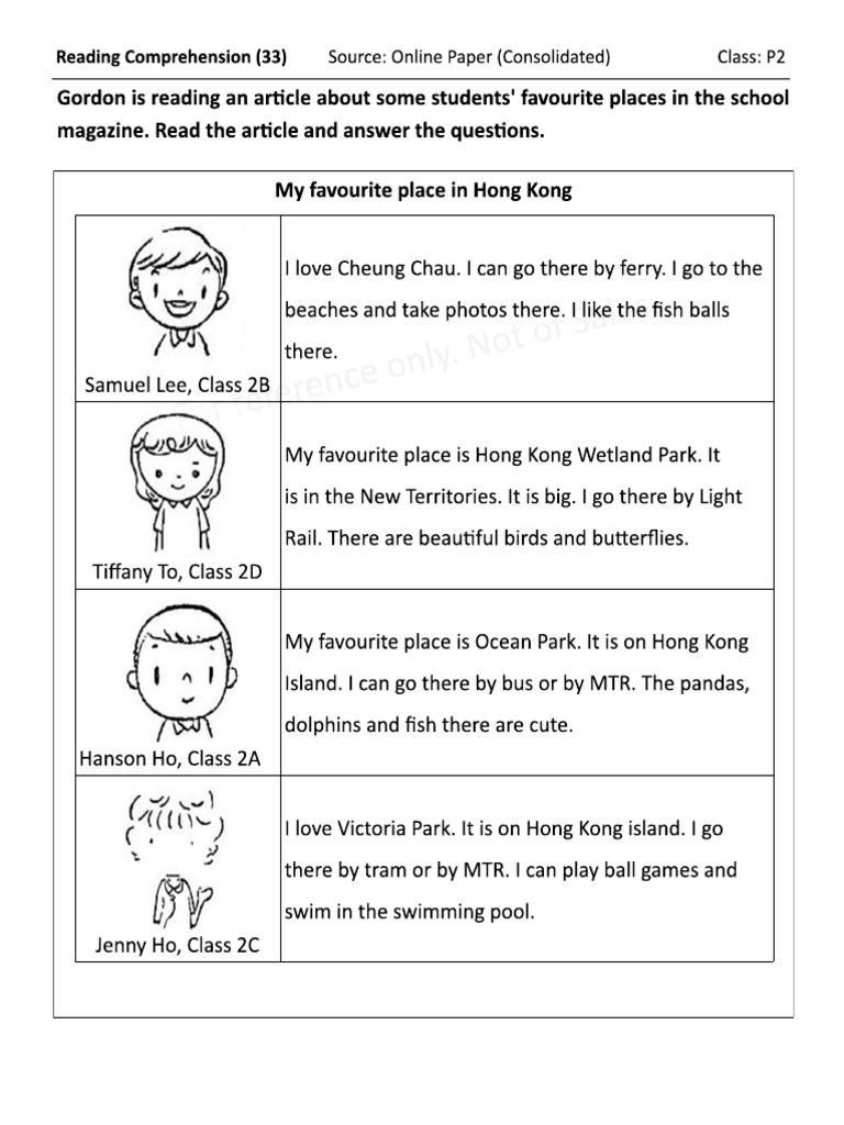 33-40 P2 Reading Comprehension | PDF