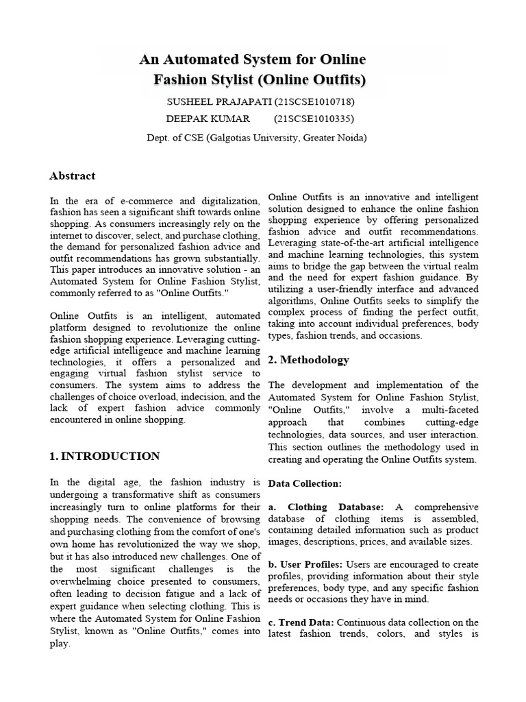 Online Shopping Research Paper | PDF | Usability | Business