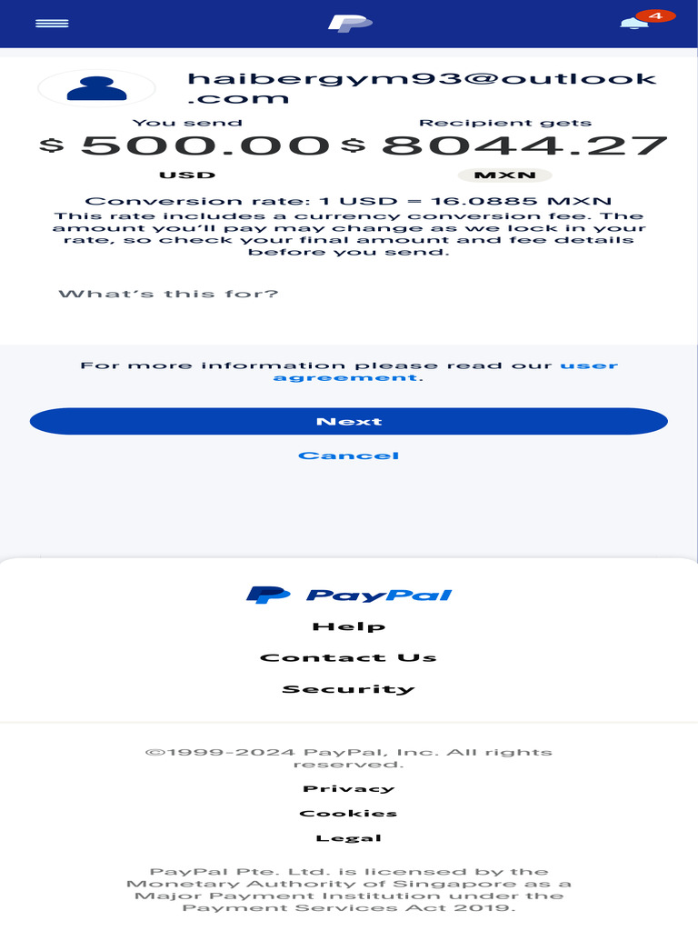 PayPal Make A Payment Preview 3 | PDF
