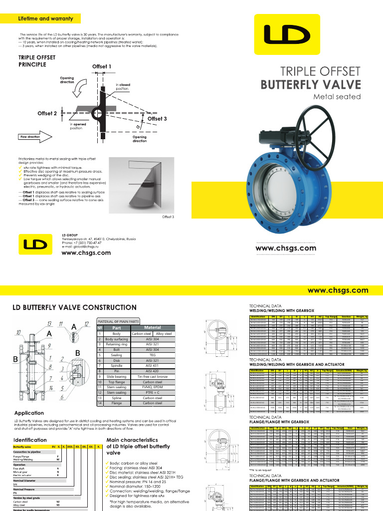 LD Butterfly Valve 04.09.23 | PDF