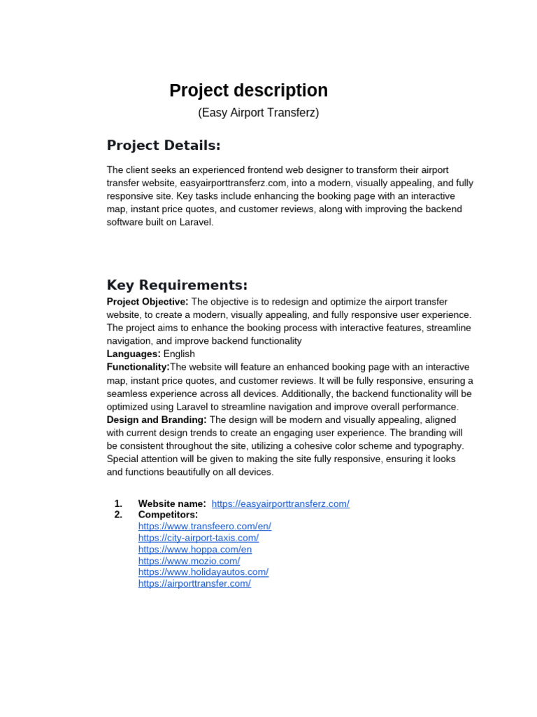 Project description | PDF