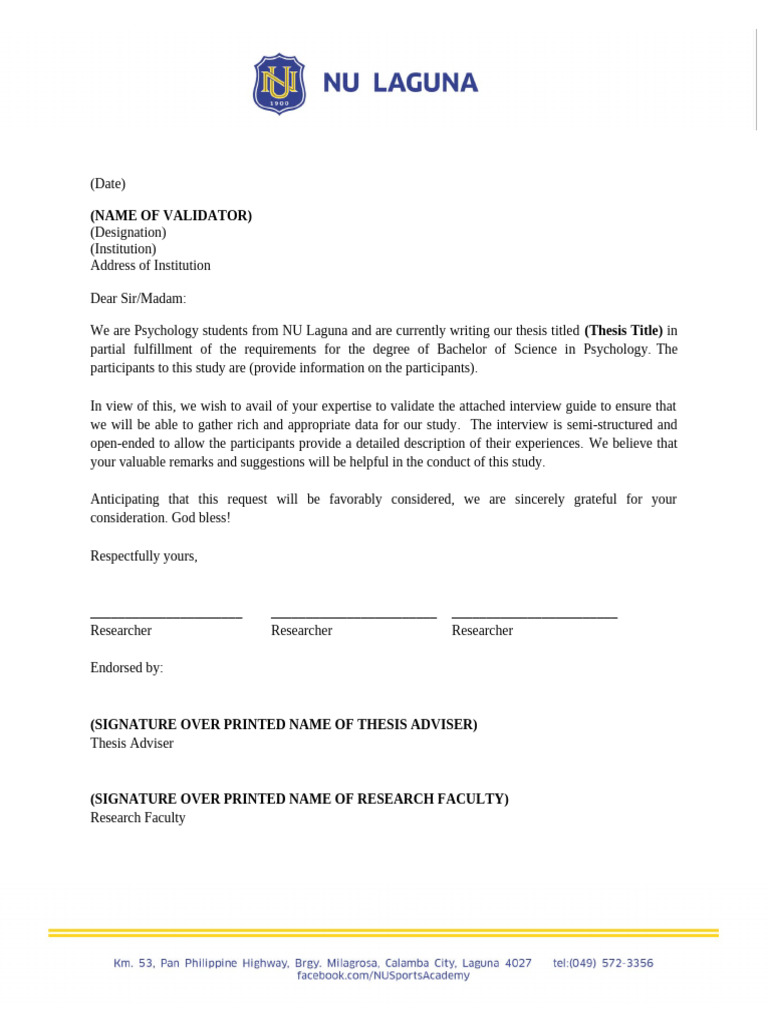 Interview Guide Validation Sheet | PDF