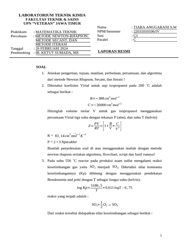 Lapres Modul 2 - C1 - 22-106 - Tiara Anggarani S.W | PDF