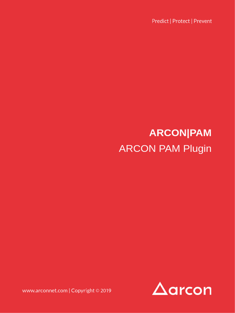 ARCON PAM Plugin | PDF