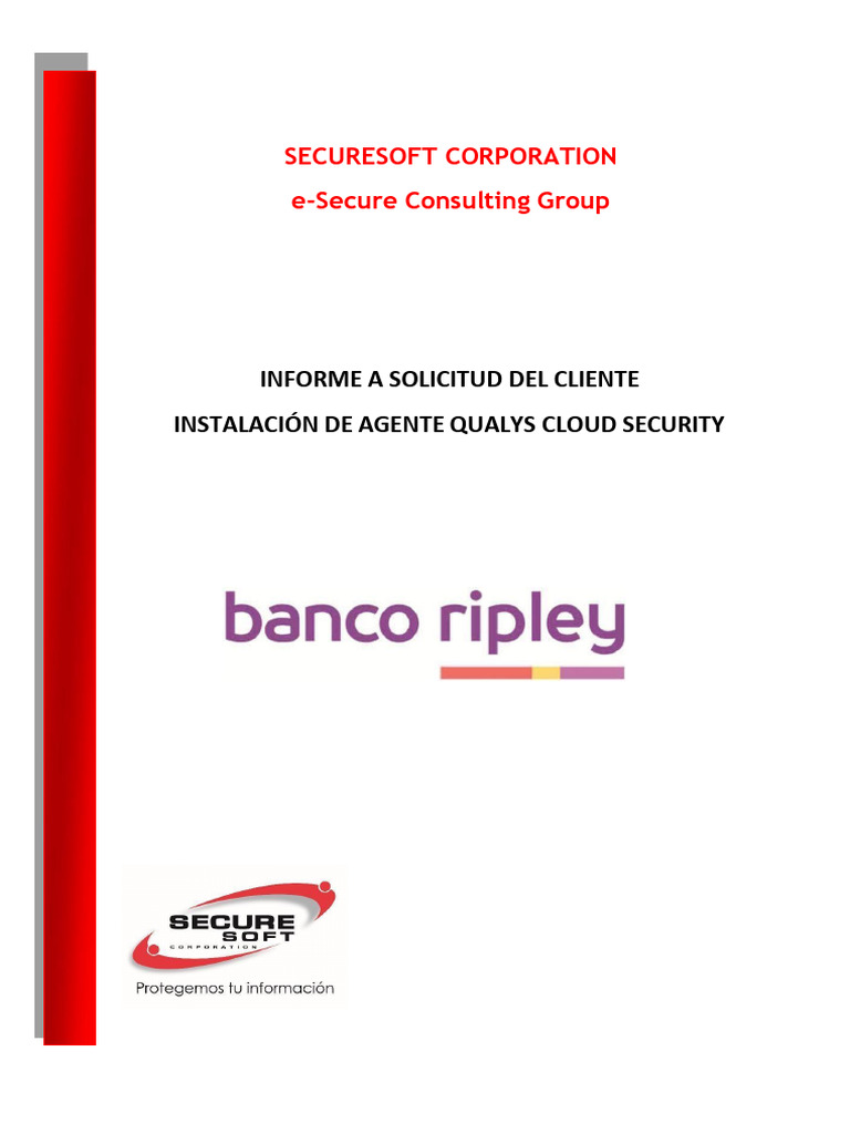 Instalación Agentes Qualys v5.1.0.18 | PDF