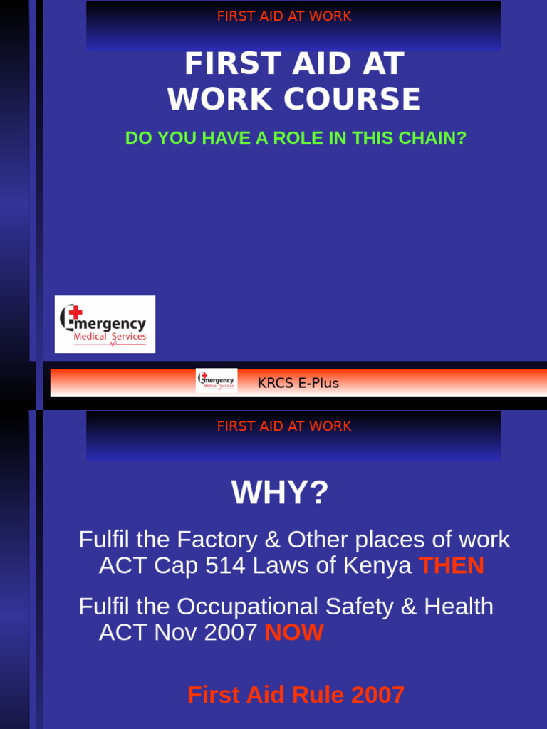 Occupational First Aid Manual 2013 | PDF