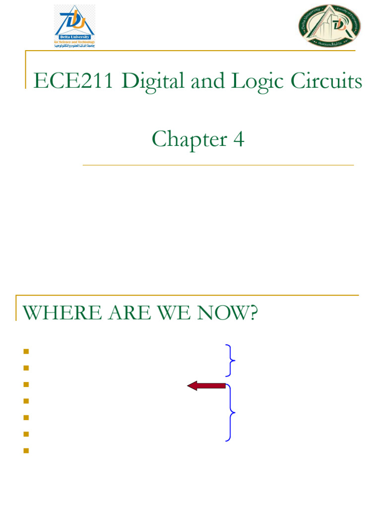 ECE211 4 Logic Gates and Circuits PDF | PDF