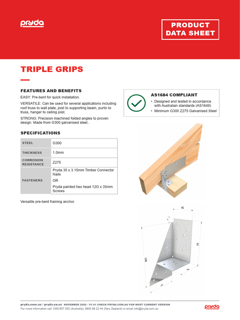 Triple Grips for Builders | PDF | Electrical Connector | Truss
