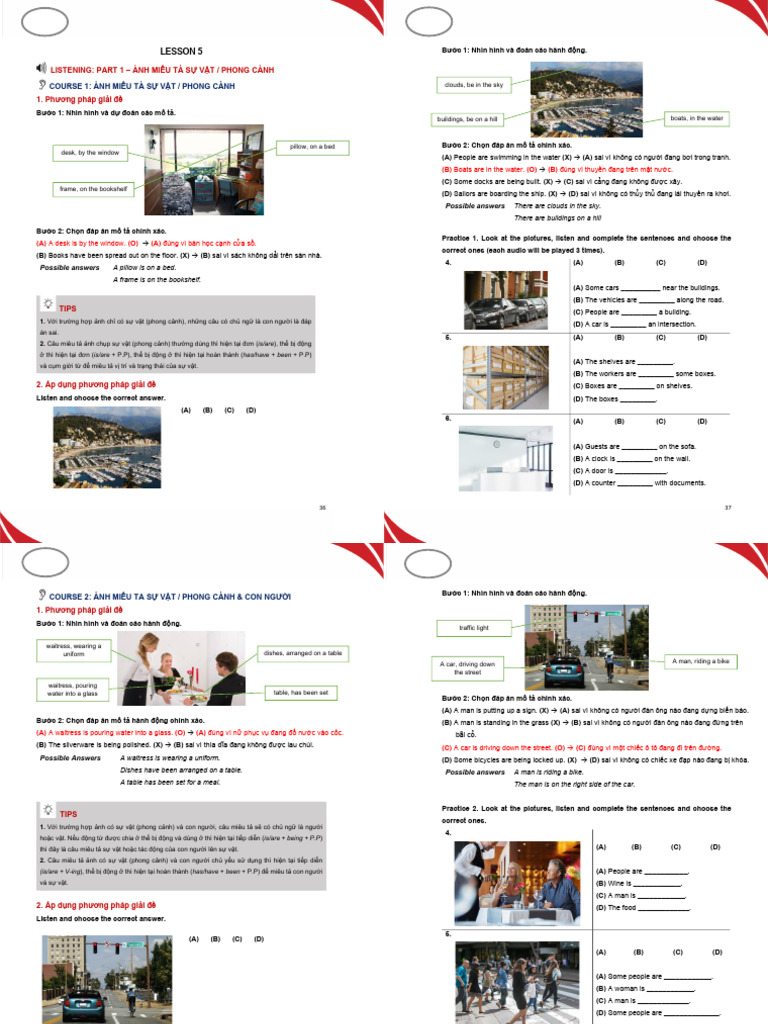 Lesson 5: Course 1: NH Miêu T S V T / Phong C NH | PDF