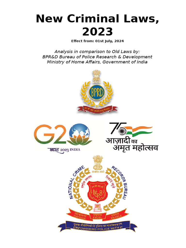New Criminal Laws | PDF