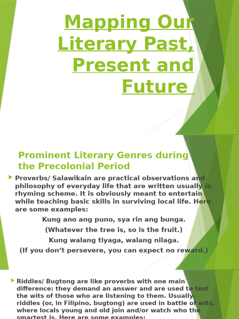 Mapping Our Literary Past, Present and Future | PDF
