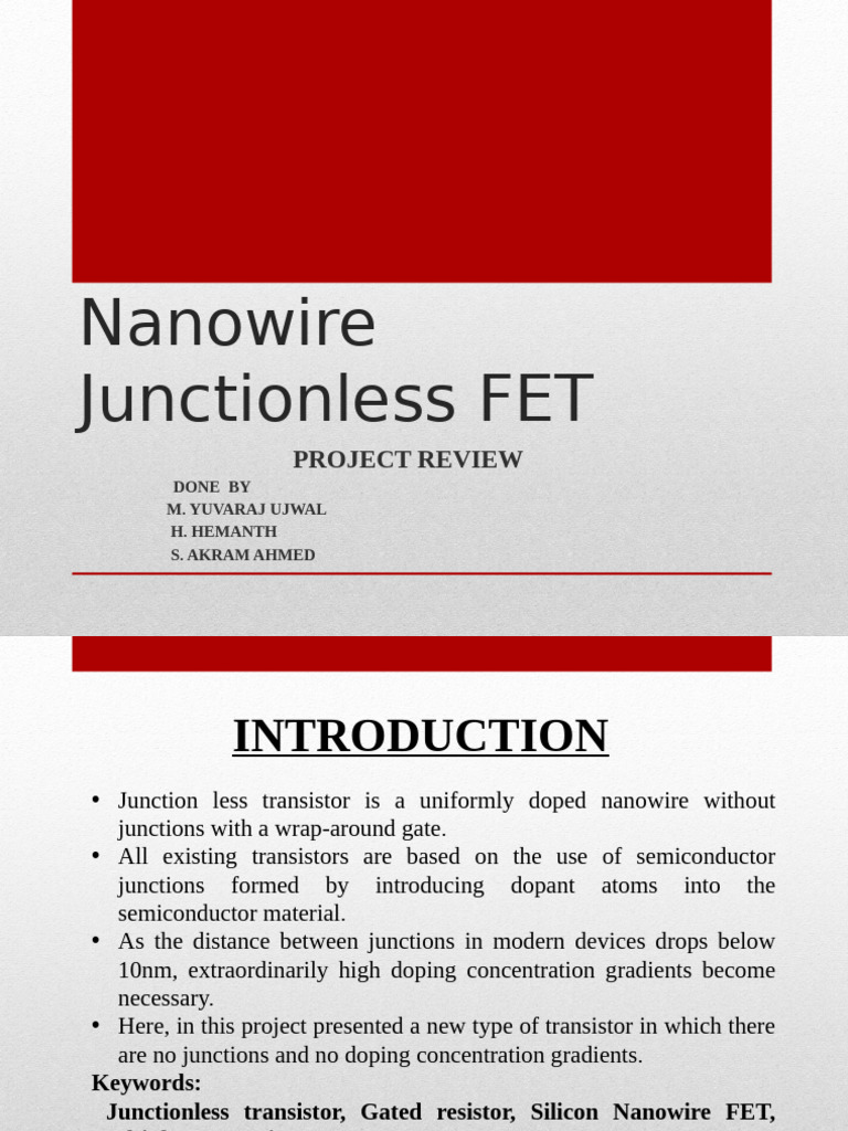 Junctionless FET | PDF
