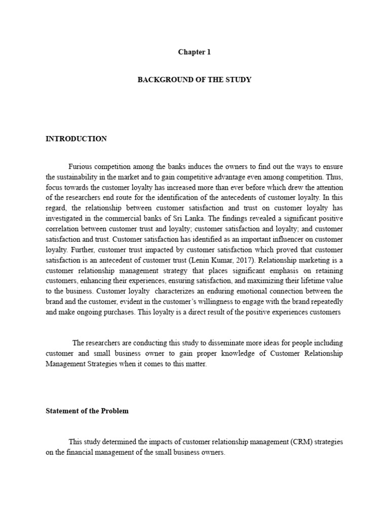 Research Chapter 1 | PDF