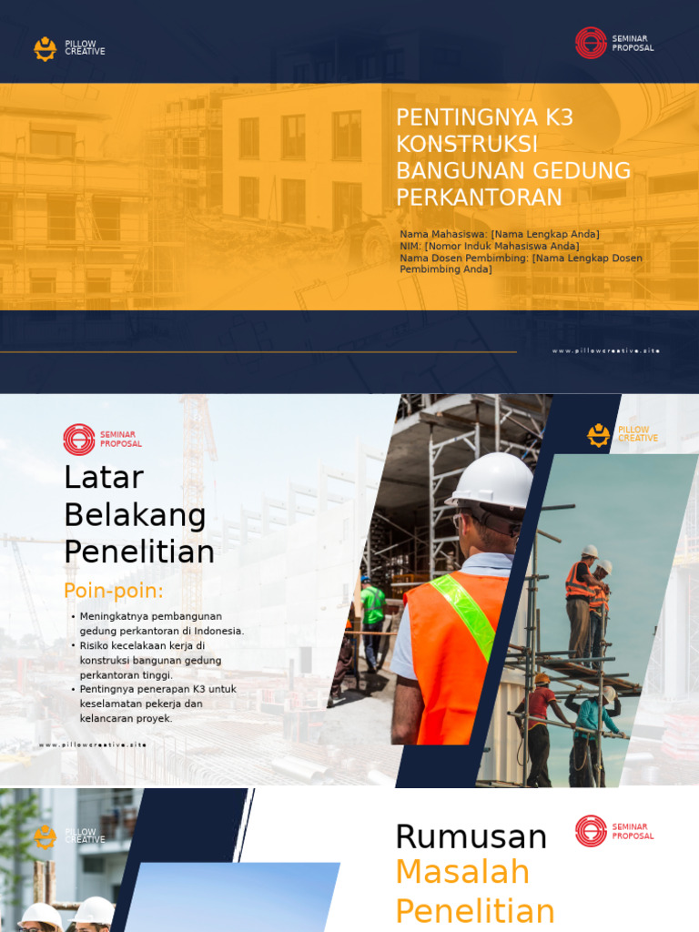 Pillow Templates - 004 (K3 Teknik Sipil) | PDF