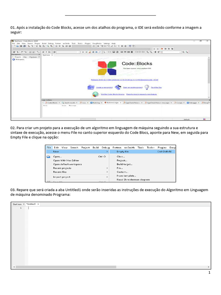 Tutorial Prático e Explicativo de Utilização Do CodeBlocks | PDF
