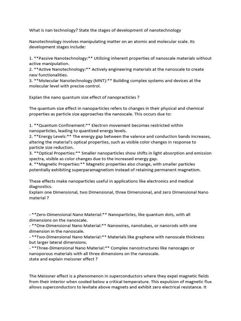 What Is Nan Technology | PDF