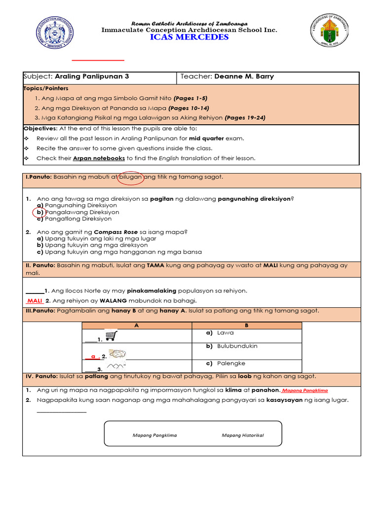 Arpan 1ST Mid Quarter Reviewer | PDF
