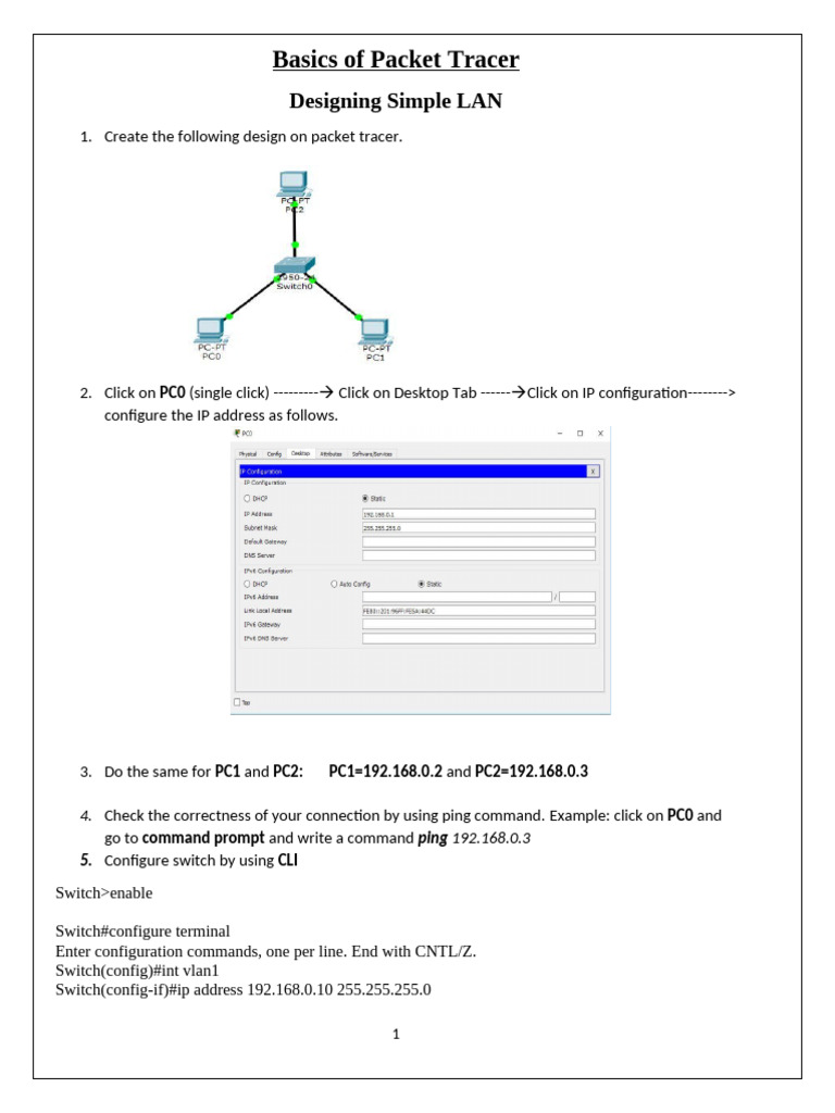 PKT Lab 4 Manual | PDF