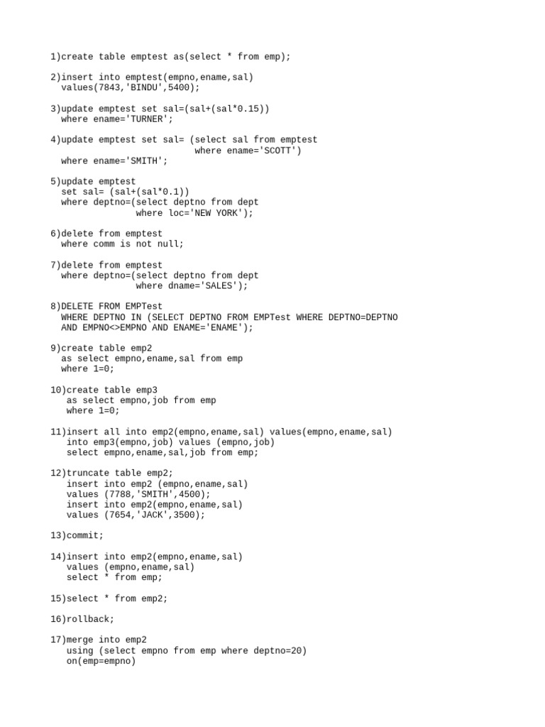 Manipulating Data | PDF Manipulating Data | PDF