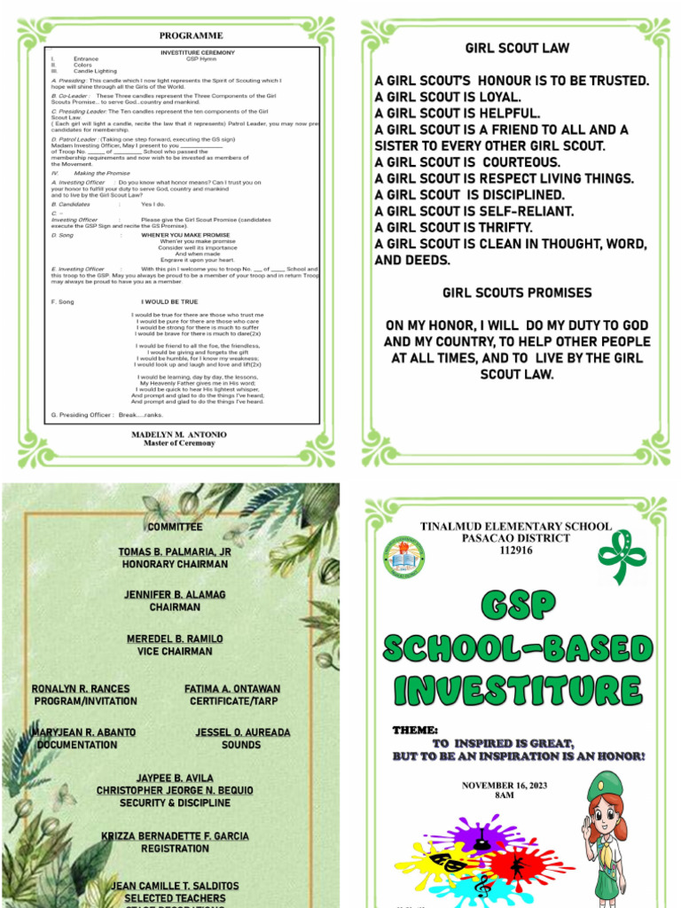 Final GSP Program | PDF