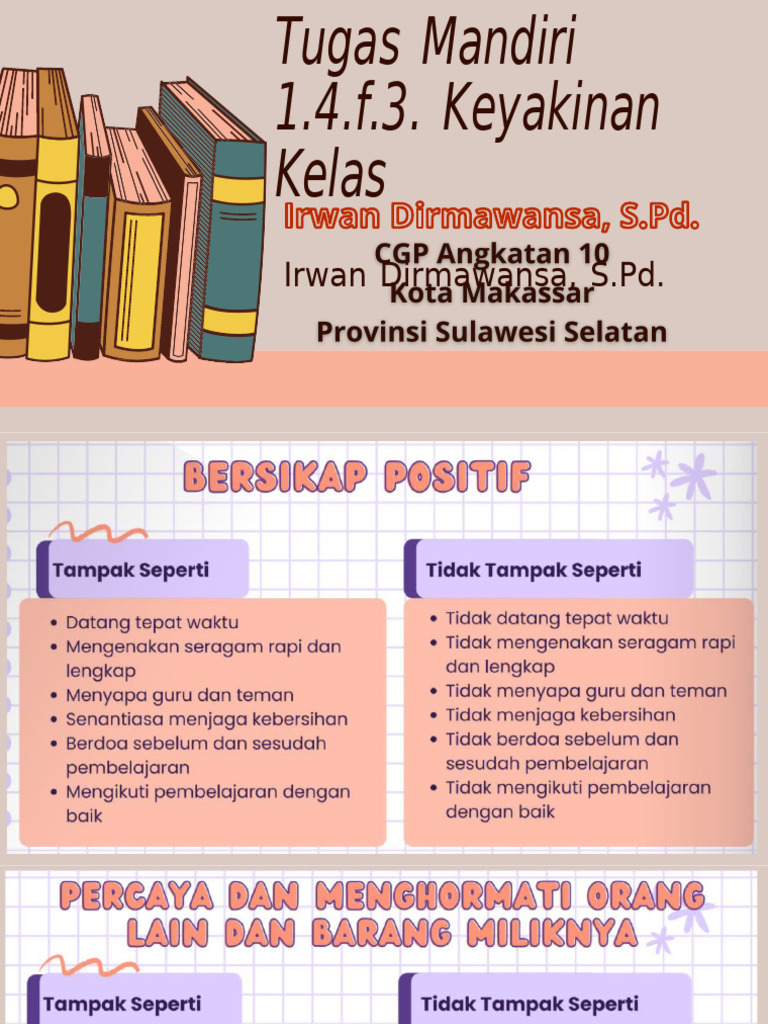 Keyakinan Kelas | PDF
