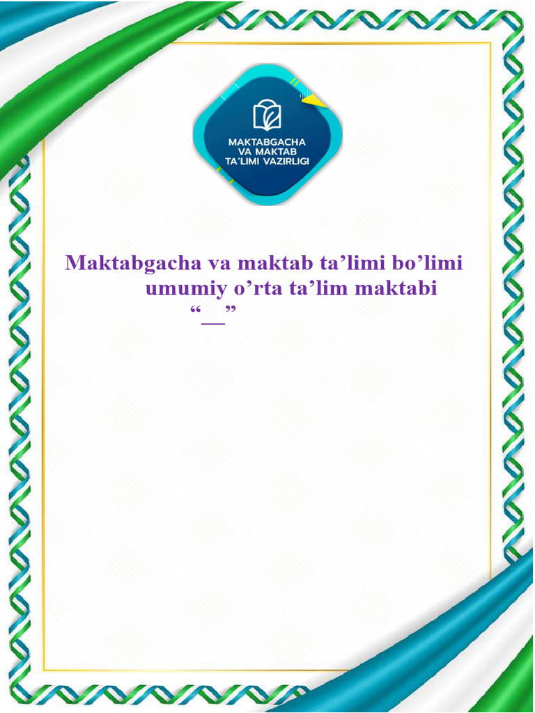 11 Sinf Sinf Soati Tarbiyaviy Soat 2024 2025 Eng So'ngi | PDF