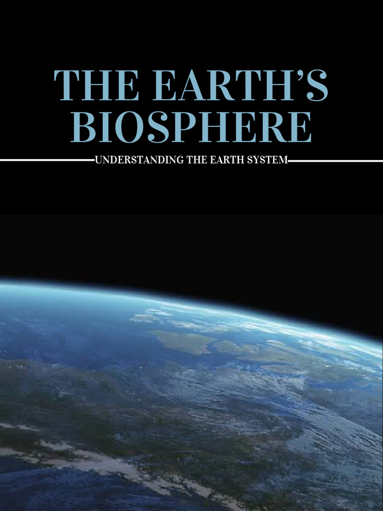 The Earth's Biosphere | PDF