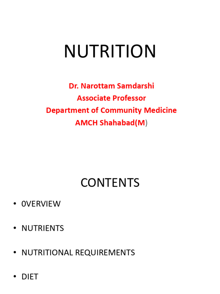 Nutrition Final Cut Pdf