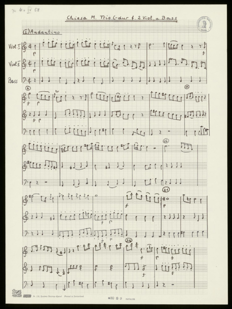 Melchiore Chiesa - Piece 2 | PDF