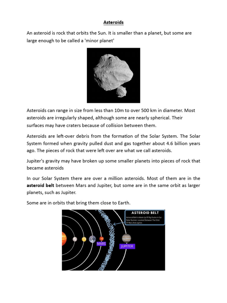 Asteroids | PDF