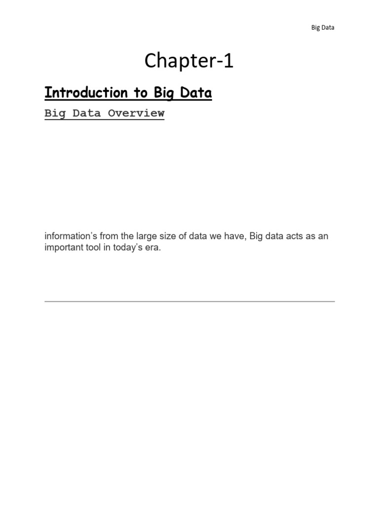 Big Data | PDF