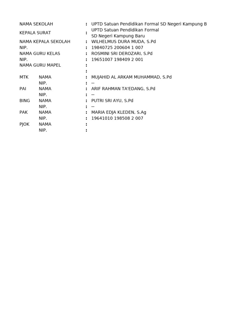 Promes KLS 4 Kurikulum Merdeka SDN SR | PDF