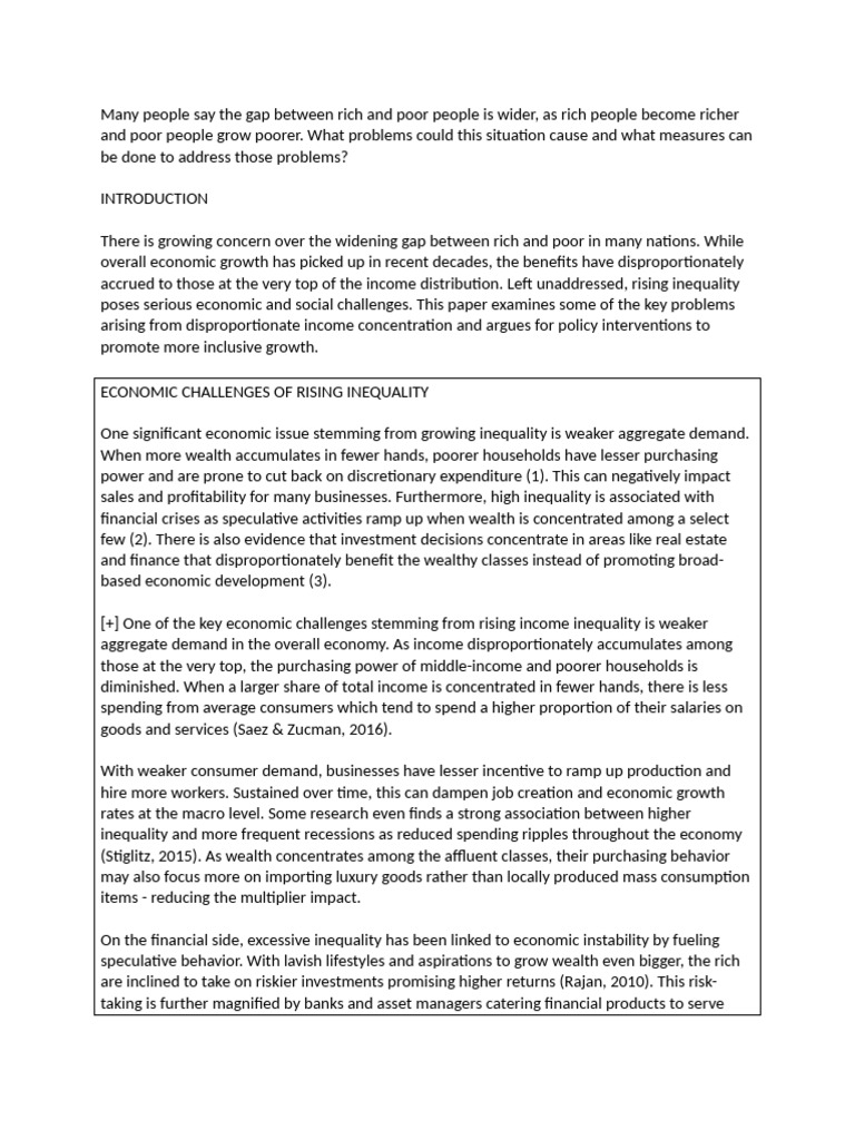 Wealth Gap | PDF