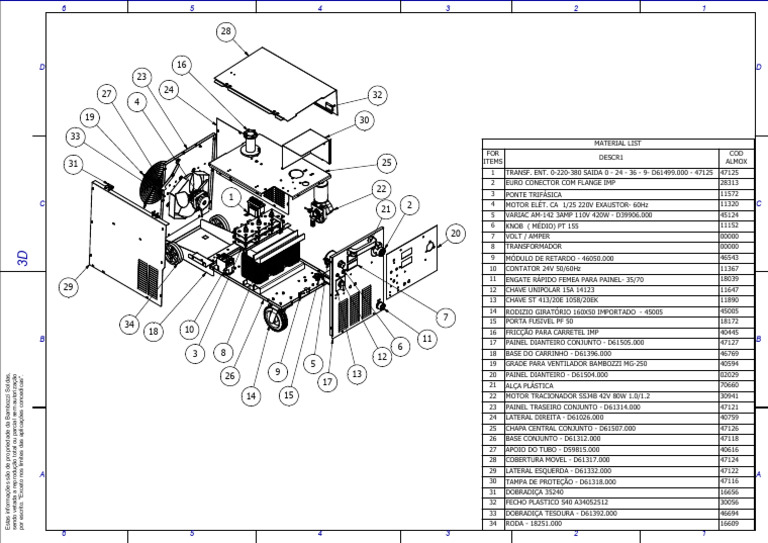 Vista Explodida Mig DF 350 IV | PDF