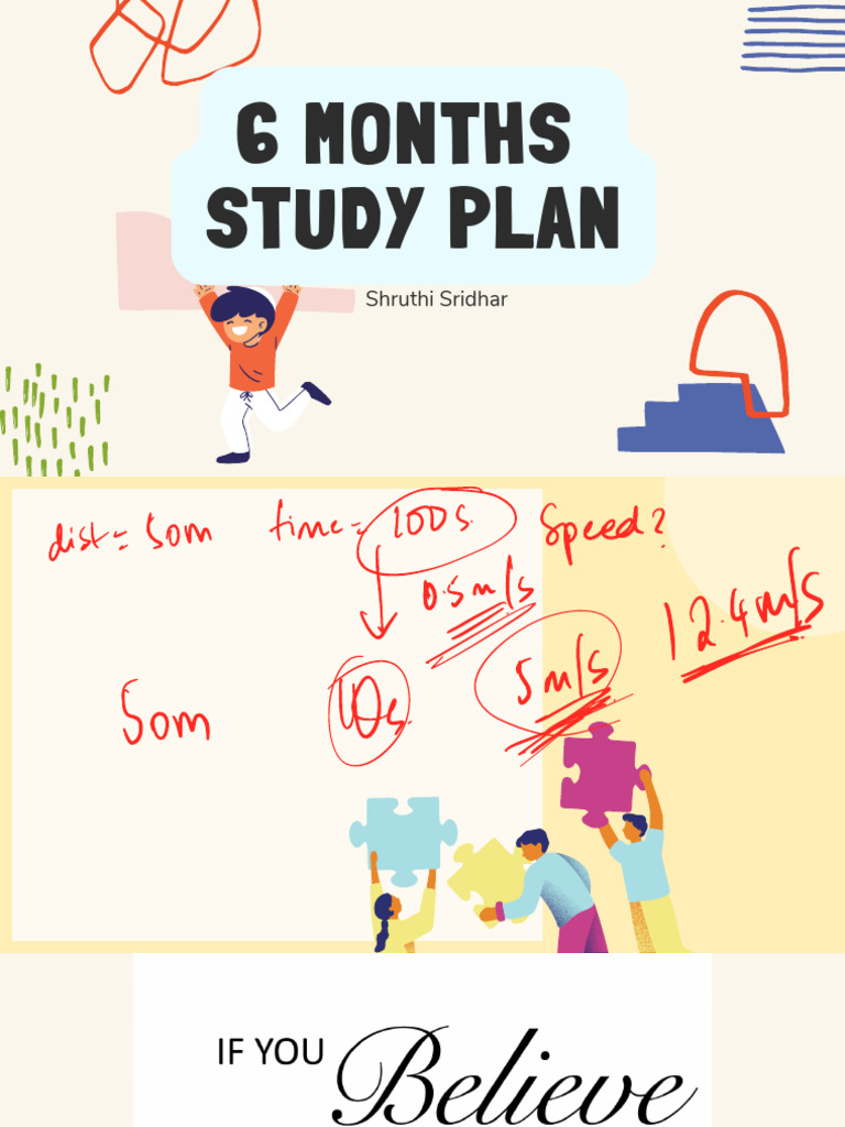6 Months Study Plan | PDF