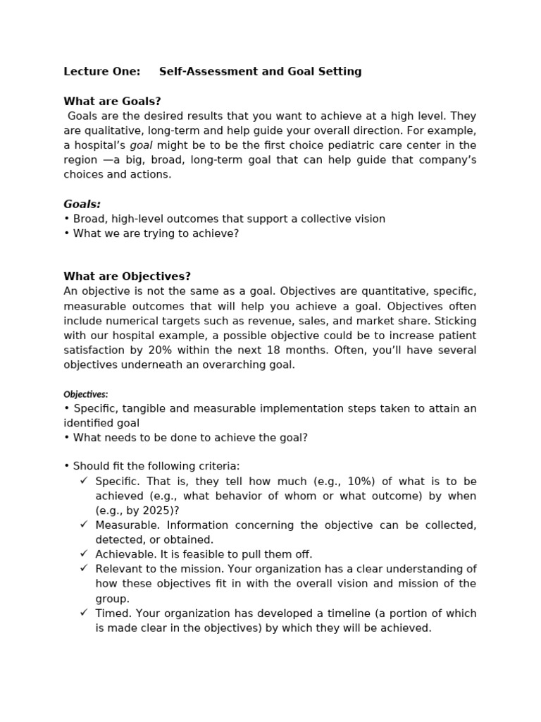 Academic Success Skills Lecture One | PDF