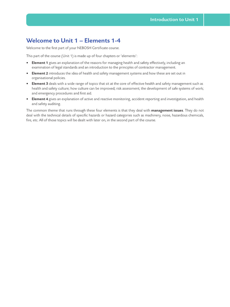 Unit IG1 Introduction | PDF