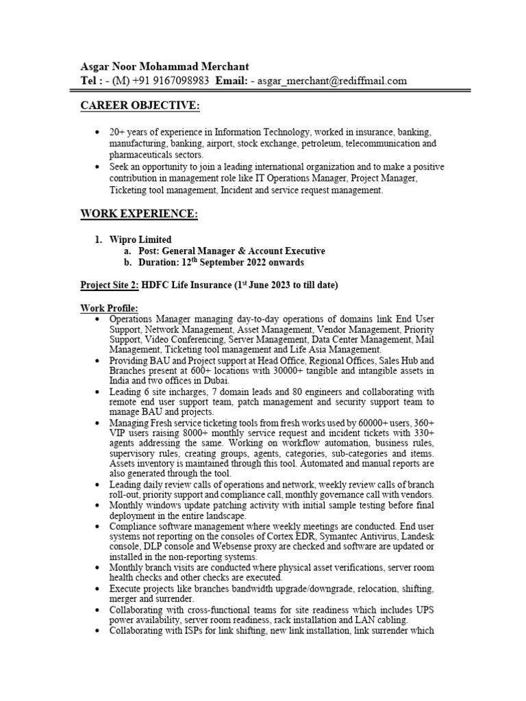 Asgar Merchant Resume 2024 | PDF Asgar Merchant Resume 2024 | PDF