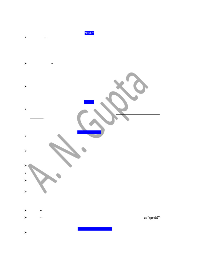 Important Points of CPWA Code | PDF