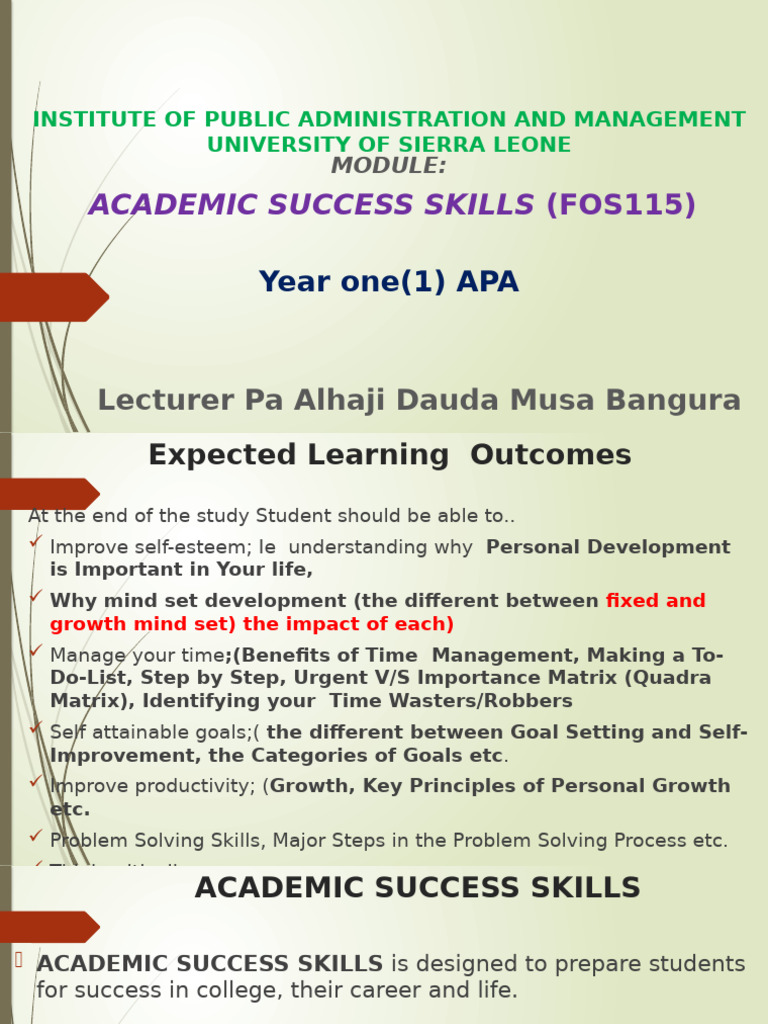 Academic Success Skills 2 | PDF
