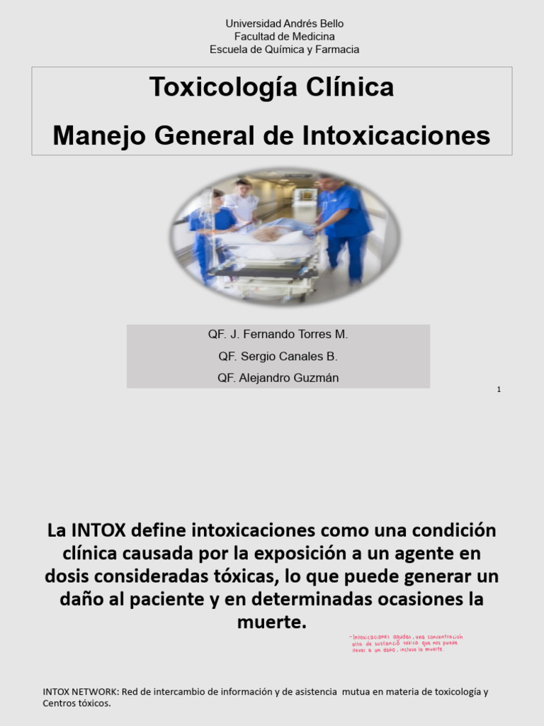 Manejo General Del Paciente Intoxicado | PDF