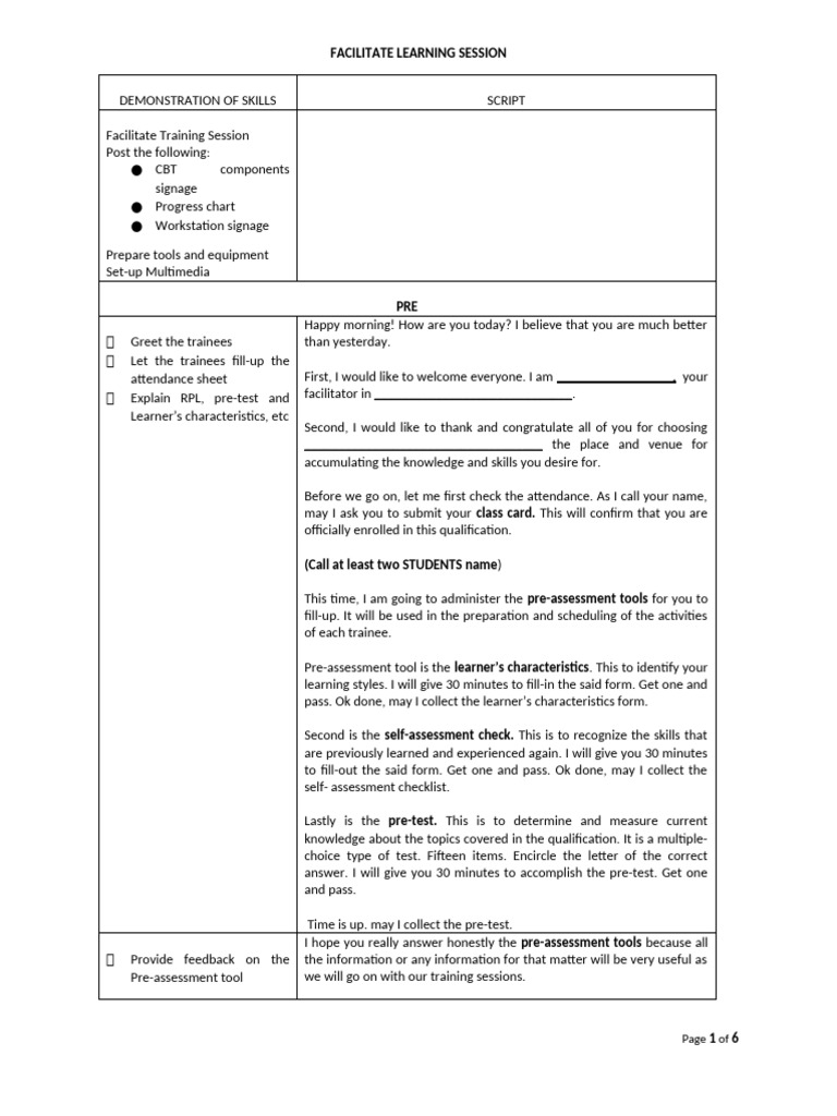 FLS Demo Script | PDF