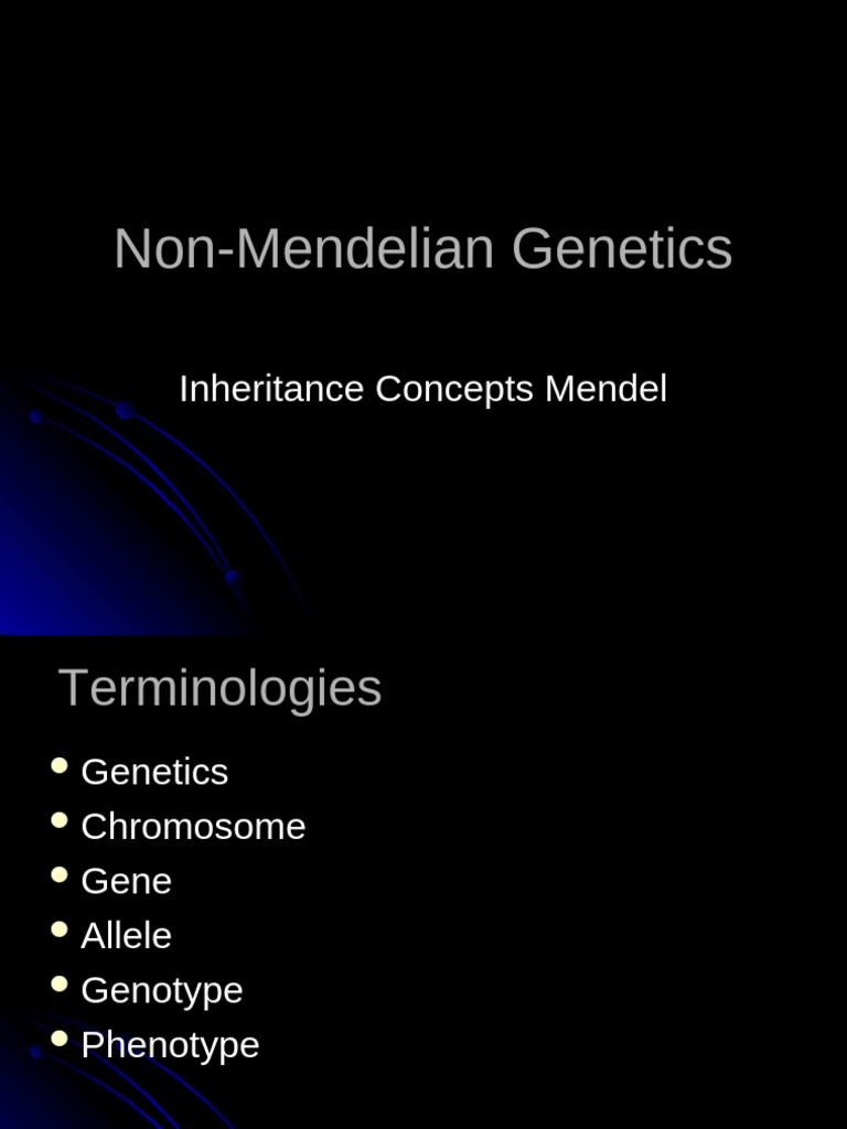 W4-non-mendelian-genetics (2) | PDF